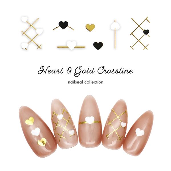 【発売日：2025年11月10日】【特徴】可愛らしく上品なハート&amp;ラインシールワンカラーに貼るだけでフェミニンな爪先に小さめブリオンやハート型スタッズなどと合わせるとより可愛い手描きでは難しいラインデザインがシールで簡単に！【カラー...