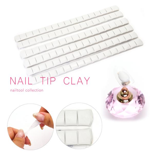 【発売日：2024年05月27日】【特徴】形を自由に変えられる！柔らかネイルチップ用粘土♪1cm四方の切り目入りで少量ずつ使える！柔らかい素材なので形を変えるのも簡単♪6本入りで沢山使える！しっかり固定でずれにくい◎【サイズ/入数】全体　約...