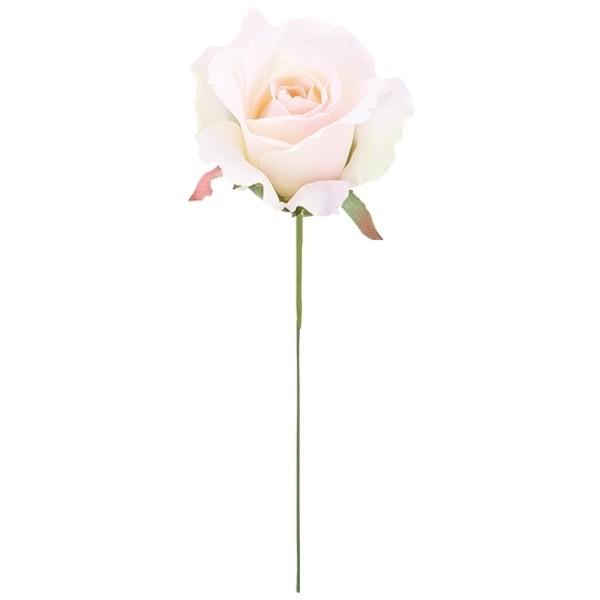 小さめでかわいらしいスタイルのフラワーピック。束ねてブーケ。ギフトに添えて。プリザーブドのアレンジに。使い方いろいろ。全長21cm 花径約8cm。主な素材：ポリエステル