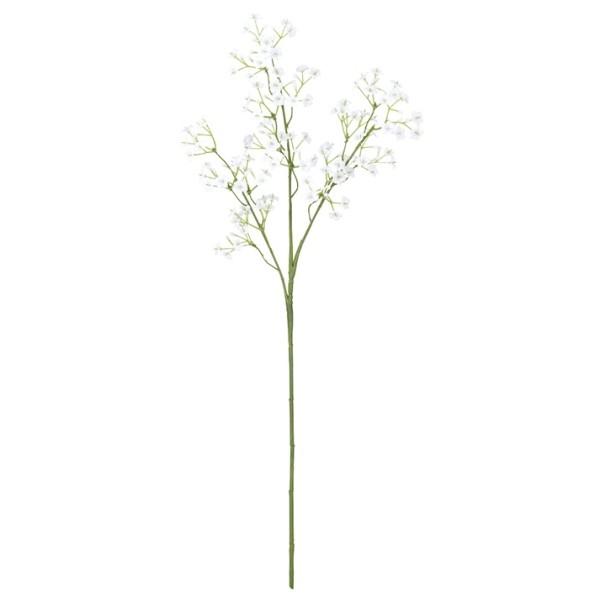 全長52cm 花径0.3から1.2cm。主な素材：ポリエステル