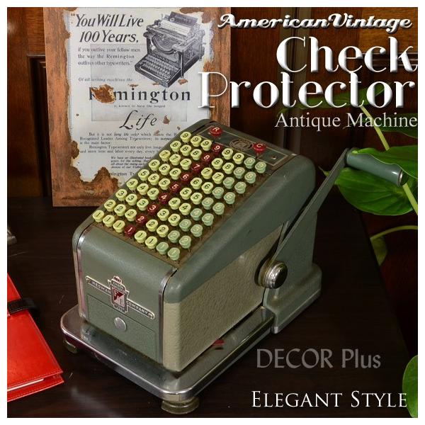 Check Protector　チェックプロテクター　アメリカのアンティークの機械　アンティークマシン　アンティーク　雑貨　機械　グレイ　グレー　Hedman Company　アメリカ製　USA