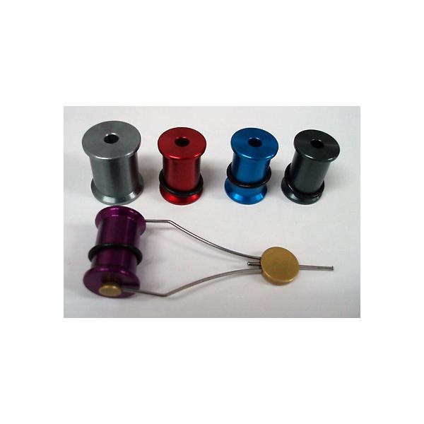 MCワークス PR BOBBIN REGULARPRボビンライトウェイト PEラインの0.8−2号を使ってPRノットを作成するのに最適な、ウェイトと直径で作られたボビンです。(画像左上のものは太糸用ボビン)基本的な作成要領は通常のレギュラー...