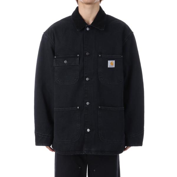 ＜商品説明＞CARHARTTのアイコンのひとつで耐久性に優れた12ozのコットンキャンバスで仕立てられたフロントのマルチポケットが特徴的なカバーオール。ストーンウォッシュ加工によってエイジングされたような風合いもポイントです。保温性に優れた...