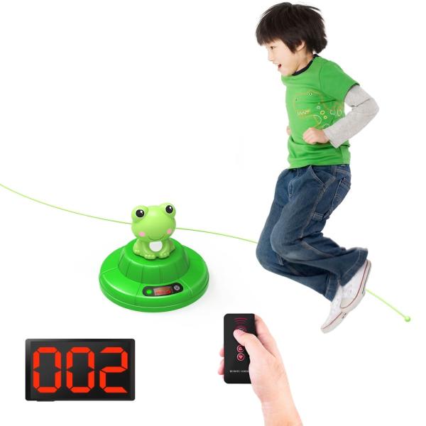 【注意】ロープは内包装の裏に固定。【革新智能計数縄跳び機】両手を解放するアップグレード版縄跳び。小学生から大人まで家庭で最適。トレーニングが簡単に。赤外線リモコン付きで操作便利。正確な運動データ表示。【おもちゃプレゼント】敏捷性と協調性を高...