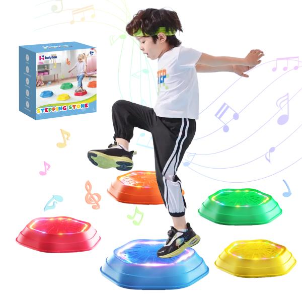 【LED搭載 音楽付き】【滑り止めのデザイン】【マルチカラー】【健康的な遊び】【プレゼントとして最適】