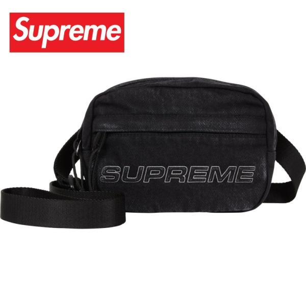 ■サイズ：Free  約H12cm x W17cm x 約D6cm ■カラー：[Black]■表地コットン100% 裏地ナイロン100%Supreme シュプリームDenim Mini Shoulder Bagデニム ミニ ショルダーバッグ...