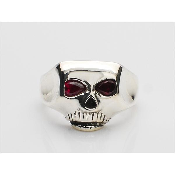FLASH POINT/フラッシュポイント / ジムスカルリング /リング/指輪モデル：ジムスカル/シンセティックルビー素材：SILVER925+SYNTHETIC RUBY品番：A201SE/S-RUBY◆映画監督ジム・ジャームッシュとの...