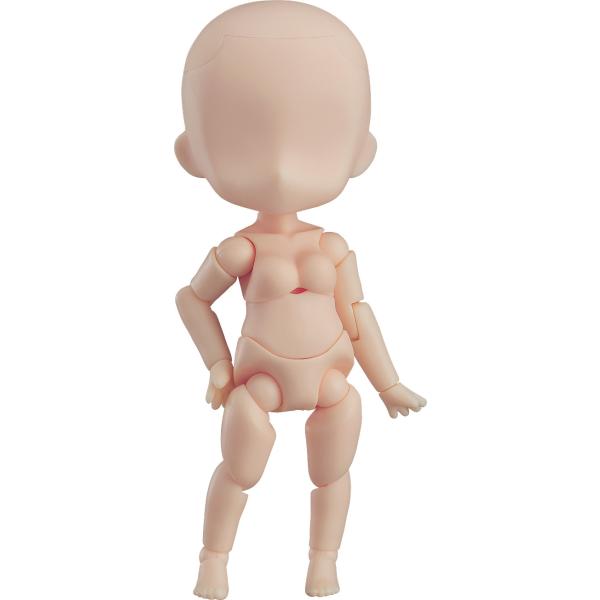 「ねんどろいどどーる」シリーズの大人っぽい体つきの女の子ボディが登場！頭部サイズはねんどろいど、体のサイズは布のお洋服も着せやすい大きさの、豊富な可動が楽しめる動かして楽しい手のひらサイズのアクションフィギュアです。足裏のマグネットと専用台...