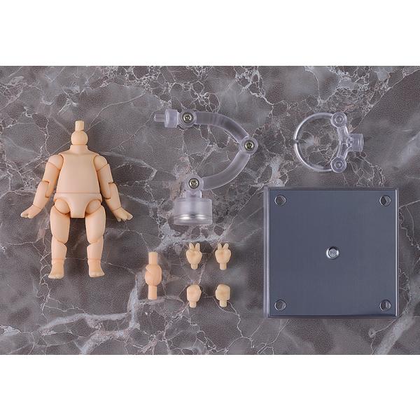 「ねんどろいどどーる」シリーズの子供らしい小さめボディが登場！「ねんどろいどどーる」は頭部サイズはねんどろいど、体のサイズは布のお洋服も着せやすい大きさの、豊富な可動が楽しめる動かして楽しい手のひらサイズのアクションフィギュアです。足裏のマ...