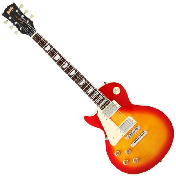 BLP-450のレフトハンドモデル。Body Flamed Maple Lamination NatoNeck Nato, Set-NeckFingerboard RosewoodFrets 22FScale 628 mmPickups M...