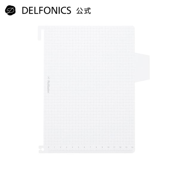 素材 　：PVC（塩ビ）生産国 ：日本サイズ ：横190×縦245mm（ヘッダー付き）仕様 　：ロルバーンポケット付メモ/ダイアリー A5サイズ対応・デルフォニックスの定番、ロルバーンポケット付メモと、ロルバーンダイアリーに取り付けができる...