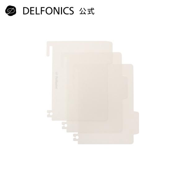 素材 　：PP生産国 ：日本サイズ ：横113×縦136mm/【パッケージ】横115×縦168mm（ヘッダー付き）仕様 　：3シート/ロルバーン ポケット付メモ/ダイアリー Mサイズ対応・デルフォニックスの定番、ロルバーン ポケット付メモと...