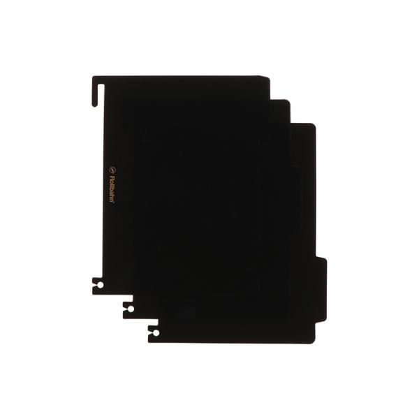 インデックスシート ロルバーン Rollbahn ポケット付メモ Lサイズ 手帳 ダイアリー リング用 ホワイト ブラック クリア クリアグレー デルフォニックス公式 :500654 ...