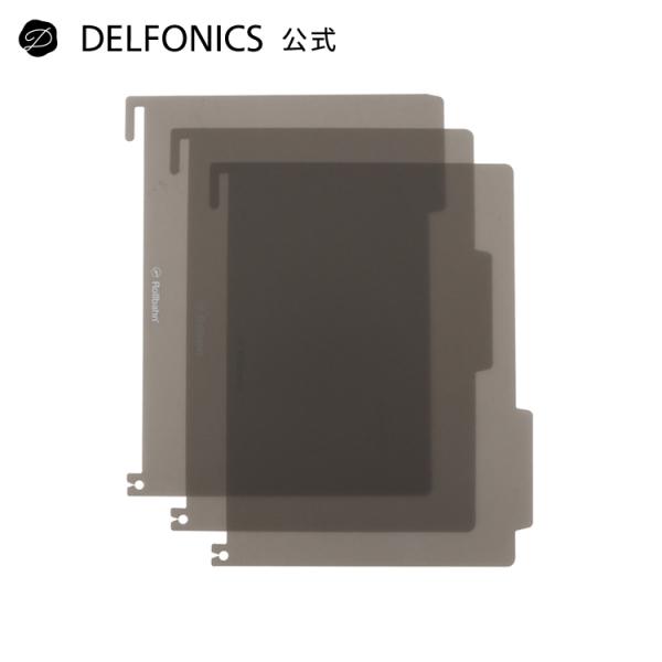 素材 　：PP生産国 ：日本サイズ ：横170×縦214mm/【パッケージ】横172×縦245mm（ヘッダー付き）仕様 　：3シート/ロルバーン ポケット付メモ/ダイアリー A5サイズ対応・デルフォニックスの定番、ロルバーン ポケット付メモ...