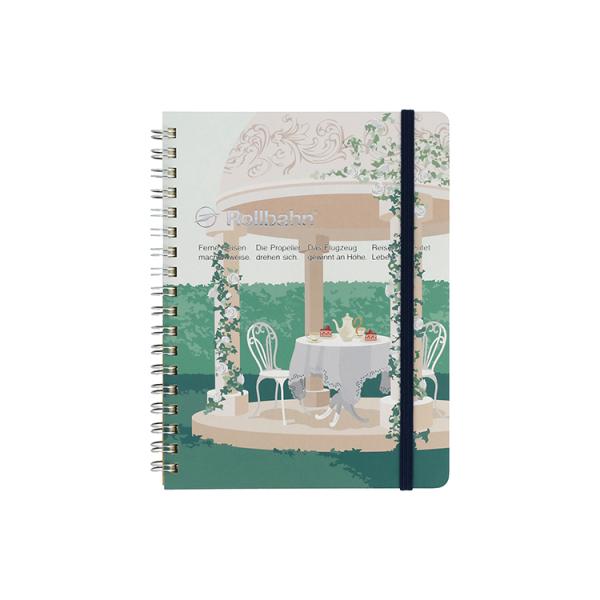 ノート ロルバーン 直営店限定 B6相当Lサイズ Rollbahn 文具女子博 ポケット付メモ メモ帳 方眼 リング マノワール デル ...