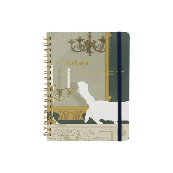 ノート ロルバーン 直営店限定 B6相当Lサイズ Rollbahn 文具女子博 ポケット付メモ メモ帳 方眼 リング マノワール デル ...