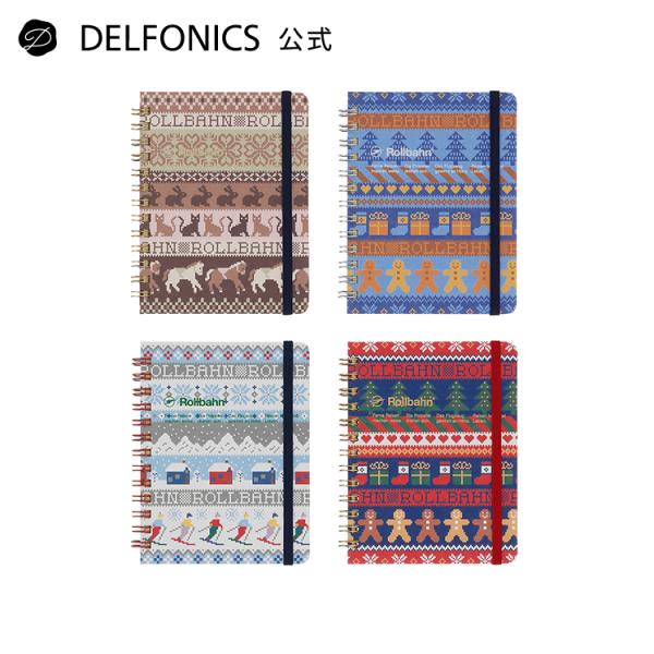 素材 　：紙生産国 ：日本サイズ ：横111×高さ138×奥行15mm仕様 　：120ページ/5mm方眼/切離しミシン目付き/PPポケット5枚付き・編み目模様のデザインで、ぬくもりを感じるロルバーン ポケット付メモ（Mサイズ）・秋冬ならでは...