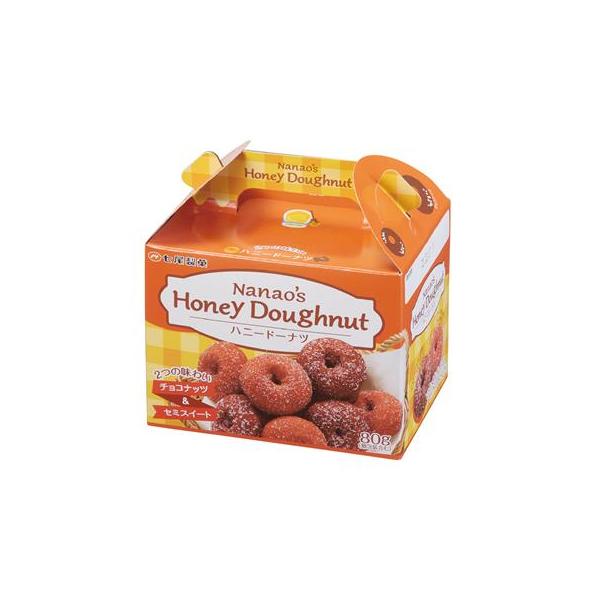 ハチミツを練り込んだ食べやすいひとくちサイズの箱入りミニドーナツです。2種類の味が楽しめます。備考：内容量/80g、賞味期間/製造日より75日、日本製条件付き送料無料の条件についてお届け先名が「企業」「団体」の場合（個人宅への配送の場合は別...