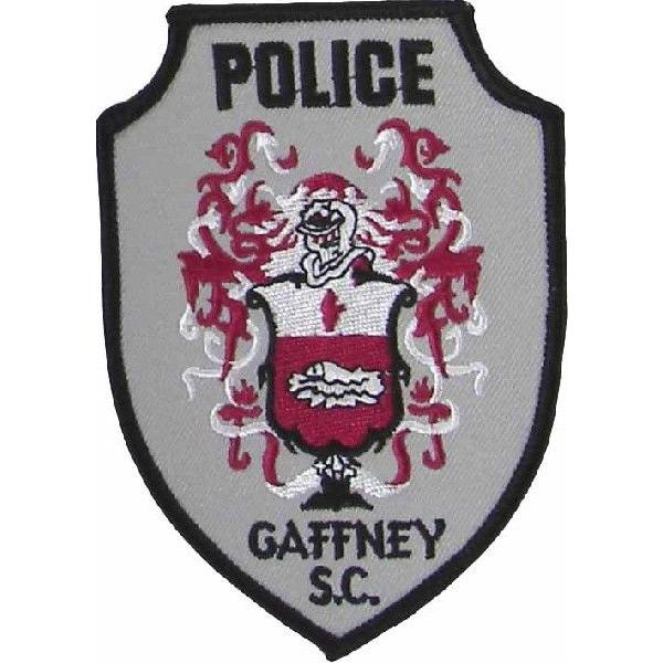 POLICE GAFFNEY S.C.のワッペン（Smallサイズ）アイロン装着可能です。大きさは約横8.5cm・約11.5cmとスモールサイズです。洋服の胸・袖・カバンなどにつけてアクセントにどうぞ。ワッペンSmallサイズのみ、10枚ま...