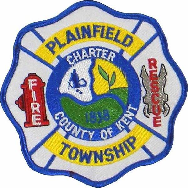 PLAINFIELD TOWNSHIP FIRE RESCUEのワッペン（Smallサイズ）アイロン装着可能です。大きさは約横11cm・約10.8cmとスモールサイズです。洋服の胸・袖・カバンなどにつけてアクセントにどうぞ。ワッペンSmal...