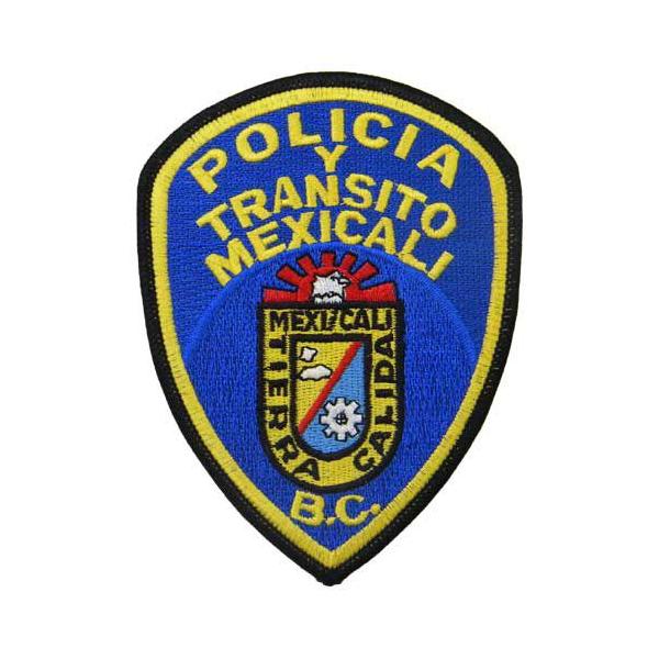 POLICE Y TRANSITO MEXICALIのワッペン（Smallサイズ）アイロン装着可能です。大きさは約横9.3cm・縦12.5cmのスモールサイズです。洋服の胸・袖・カバンなどにつけてアクセントにどうぞ。ワッペンSmallサイズ...