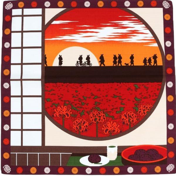 季節を彩る「四季彩布」（しきさいふ）小風呂敷風呂敷生地としてスタンダードなシャンタン生地を、伝統ある型友禅の技法でプリントしています。綿100％タペストリーとしてだけでなく、スカーフやミニバッグとしてお弁当箱包みとしてさまざまなシーンで使い...