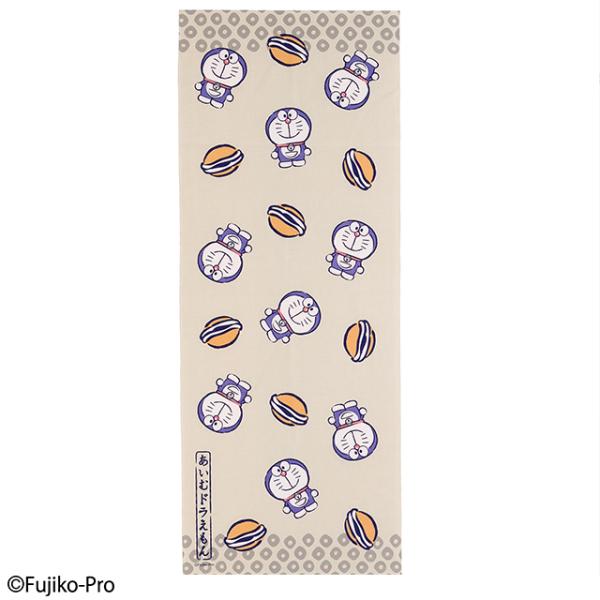 日本手ぬぐい I'm doraemon ドラえもん わごころどらやき てぬぐいサイズ：34x90cm品質：綿100%日本製仕様：岡生地・プリント 手拭い本来の製法のため、切りっ放しで両端処理はされていません。裁断位置によって寸法が前後する場...