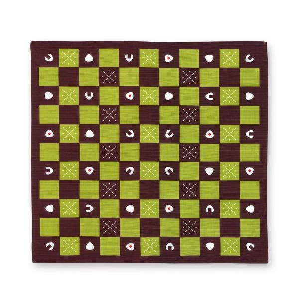 おかみさんの小風呂敷市松おにぎりお弁当を包むのに最適な、使い勝手のいい大きさの小風呂敷。同じ柄でも包み方次第でたくさんの表情を見せるのも魅力のひとつです。サイズ：50x50cmタペストリーとして飾っても、小風呂敷としても、お弁当包みとしても...