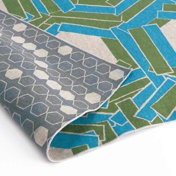 「新しい」と「古（いにしえ）」相反する言葉の組み合わせ。古より伝えられてきた文様に現代の風を吹き込んだ『新しい伝統柄ふろしき』です。何世代にもわたり大切に使い続けられている北欧の麻布をモチーフにまるで10年使ったような柔らかい風合いを表現し...