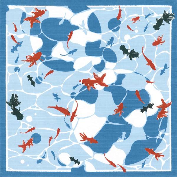 綿小ふろしき揺らめき涼夏小風呂敷ふろしき タペストリーとしてだけでなく、スカーフやミニバッグとしてお弁当箱包みとしてさまざまなシーンで使い分けのできるふろしきとして幅広くお使いいただけます。素材：綿100%（シャンタン生地使用）日本製サイズ...