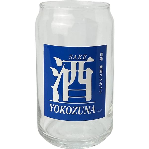 缶型グラス 横綱ワンカップいつもの晩酌をより楽しく。人気の缶型グラスに、たのしい絵柄をおつけしました。缶型のグラスの形状もかわいく、ユニークで宅飲みにもってこいです。専用の1個箱入りです。プレゼントにも最適です耐熱ガラスではありませんので、...