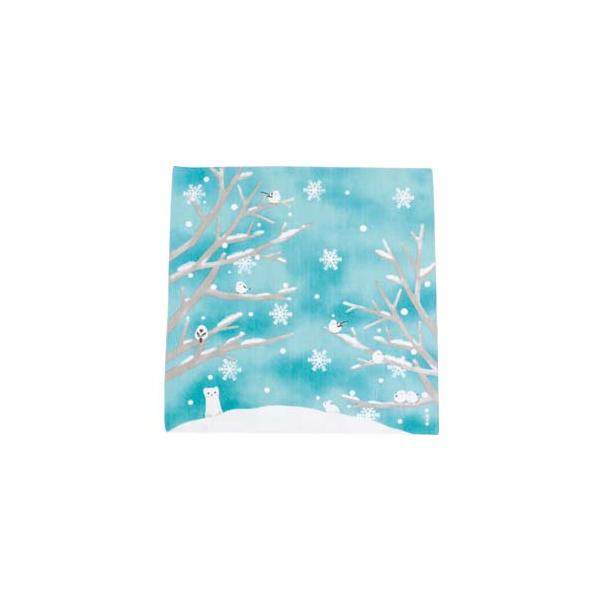 濱文様　小布 雪あそび小布サイズ：50x50cmタペストリーとして飾っても、小風呂敷としても、お弁当包みとしても利用できます（あすつくご希望の場合）必ず、宅配便をお選びください（送料がお選びいただけます）追跡番号付きポスト投函のメール便での...