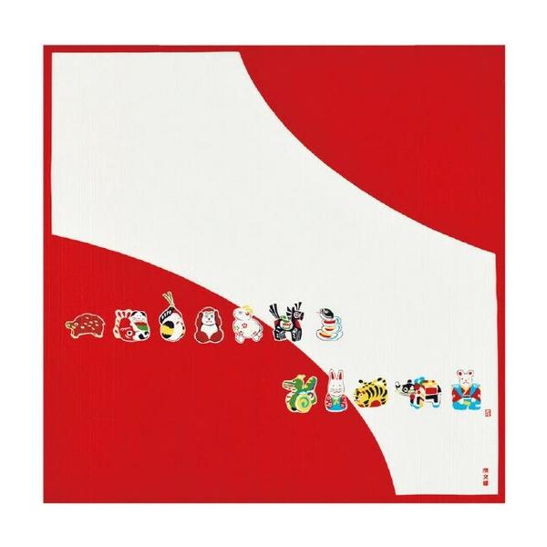 濱文様　小布 十二支揃い小布サイズ：50x50cmタペストリーとして飾っても、小風呂敷としても、お弁当包みとしても利用できます（あすつくご希望の場合）必ず、宅配便をお選びください（送料がお選びいただけます）追跡番号付きポスト投函のクリックポ...