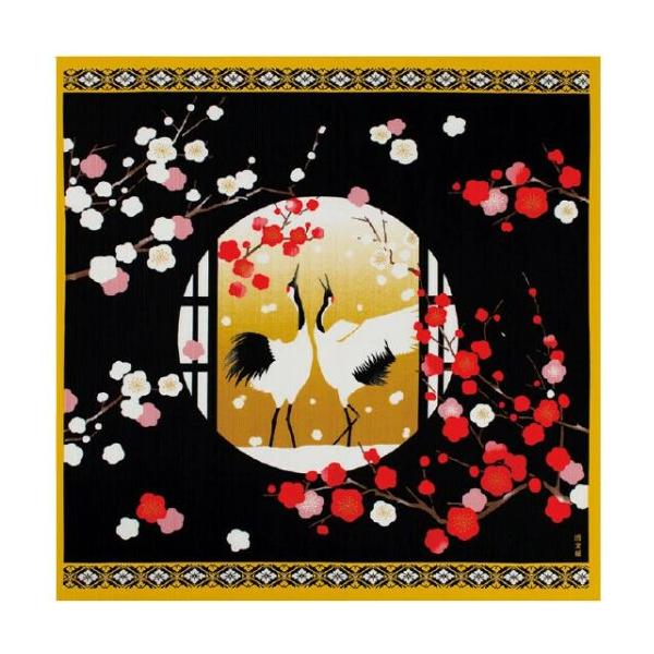 濱文様　小布 鶴の舞小布サイズ：50x50cmタペストリーとして飾っても、小風呂敷としても、お弁当包みとしても利用できます（あすつくご希望の場合）必ず、宅配便をお選びください（送料がお選びいただけます）追跡番号付きポスト投函のクリックポスト...