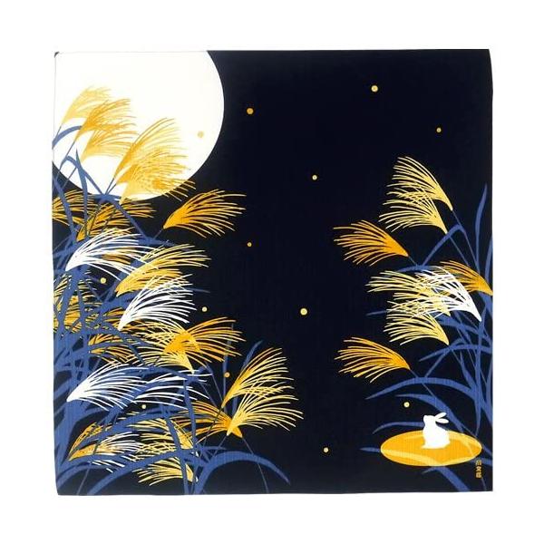 濱文様　小布 月下の力小布サイズ：50x50cmタペストリーとして飾っても、小風呂敷としても、お弁当包みとしても利用できます（あすつくご希望の場合）必ず、宅配便をお選びください（送料がお選びいただけます）追跡番号付きポスト投函のメール便での...