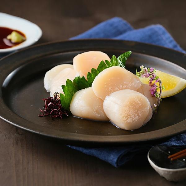 北海道産の新鮮なほたて貝から貝柱だけを急速凍結しました。旨みが凝縮されたプリプリの貝柱は刺身はもちろん、カルパッチョ・バター焼き・天ぷら・フライなど、いろいろな料理でもお楽しみいただけます。商品内容500g(25〜30粒)商品サイズ(mm)...