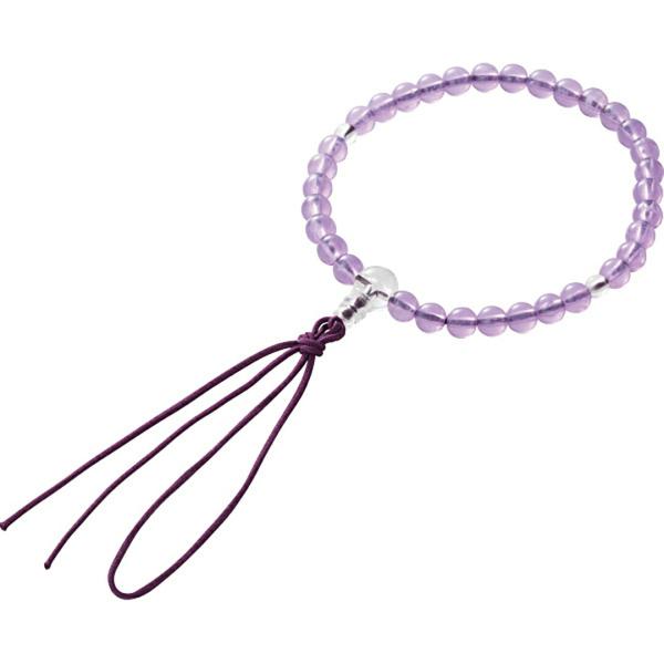 ※ご自宅にお届けの場合、発送用段ボールは再利用させて頂いております。予めご了承ください。内容量：●念珠（内周約２５┣ｃｍ┫）箱サイズ：約8×26×2cm箱重量：70g材質：●玉：ＰＭＭＡ樹脂（約７┣ｍｍ┫珠）、紐房：ＫＢセーレン（ルシーナ）...