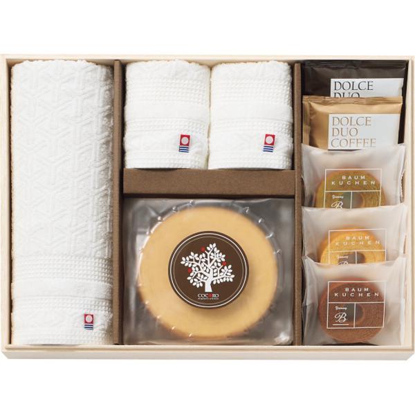 一枚一枚生地が重なり、美しい木の年輪のようなバームクーヘンは長寿や繁栄を表すお菓子です。そして「積み重ねる」「幸せが続きますように」という意味も持ち合わせます。そんな縁起物のバームクーヘンと今治のタオルをセットにした特別なギフトをお作りしま...