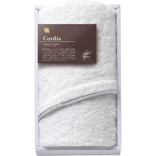 「コード（Ｃｏｒｄ＝紐）」と「ディア（〜を通して）」から名付けられたブランド、「コーディア（Ｃｏｒｄｉａ）」のタオルは、ロープのようなデザインをヘムにあしらい、「つなぐ」ことを象徴しています。オーガニックコットンを使用し浅野撚糸独自の特殊撚...