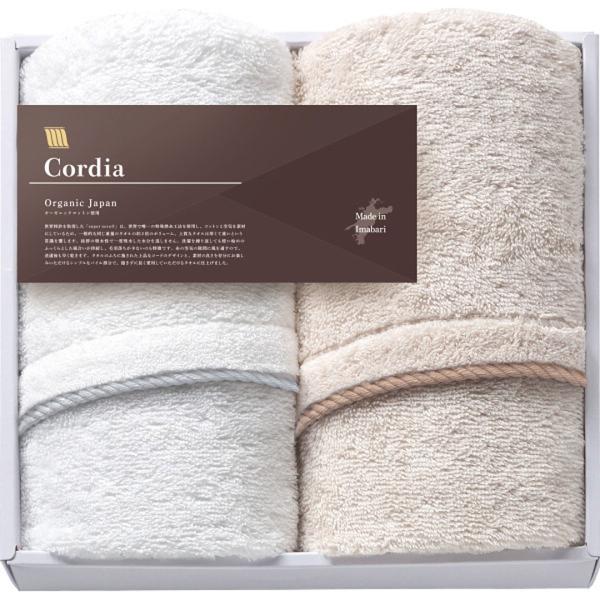 「コード（Ｃｏｒｄ＝紐）」と「ディア（〜を通して）」から名付けられたブランド、「コーディア（Ｃｏｒｄｉａ）」のタオルは、ロープのようなデザインをヘムにあしらい、「つなぐ」ことを象徴しています。オーガニックコットンを使用し浅野撚糸独自の特殊撚...