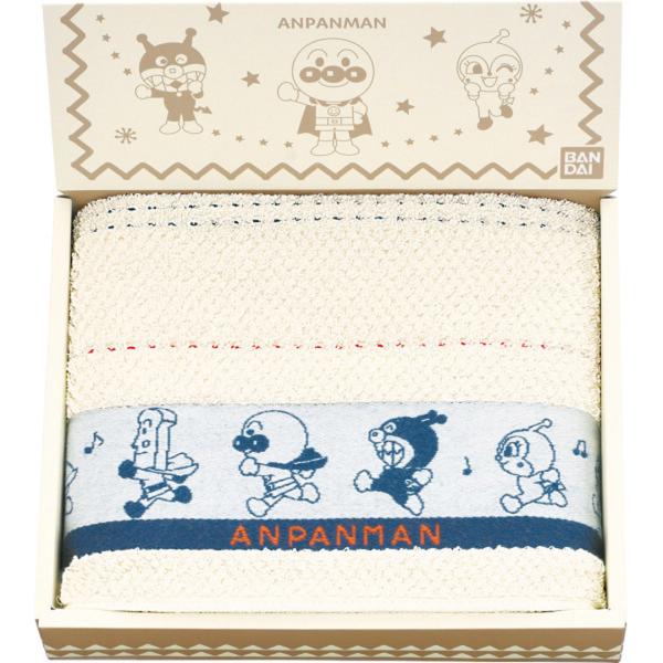 シックな色合いとさりげないアンパンマンたちがかわいい、暮らしに馴染むデザインです。商品内容●フェイスタオル１枚サイズ：19×23.5×5cm重量：約183g型番：AP25121商品材料：●綿１００％