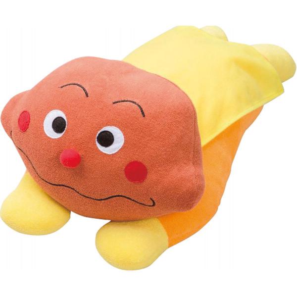 アンパンマンの人気キャラクターの抱き枕。パイル地がとっても肌に心地よい優しいタッチです。商品内容サイズ：49×27×22cm重量：約380g型番：WTY2504600C商品材料：●側地＝パイル：綿１００％・グランド：ポリエステル１００％・詰...