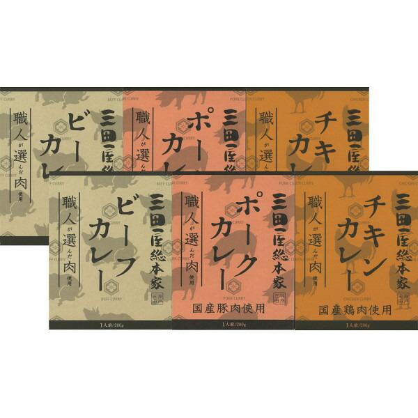 商品内容●ビーフカレー・ポークカレー・チキンカレー×各２（各２００ｇ・計６食）（全てレトルト）箱サイズ：40×18×4.5cm重量：約1.4kg型番：4560096賞味期限（製造日より）：730日