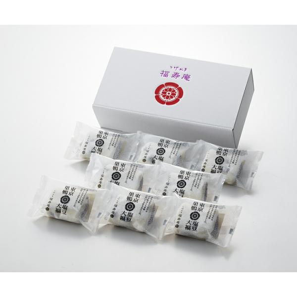 「おばあちゃんの原宿」こと東京・巣鴨の和菓子店「とげぬき福寿庵」監修。国産小豆、国産もち米粉を使用し、あんこをお餅で巻いた塩豆大福です。商品内容80g×8商品サイズ：約135×265×75型番：FSD808温度帯：冷凍賞味期限（製造日より）...