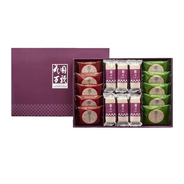 天保5年（1834年）創業「花園万頭」伝統のこし餡で仕上げた手作り最中とオリジナルの小倉クリームと抹茶クリームをサンドして仕上げた花園煎餅の詰合せです。商品内容花園最中6個、花園煎餅10枚（小倉クリーム、抹茶クリーム各5枚）商品サイズ：約2...