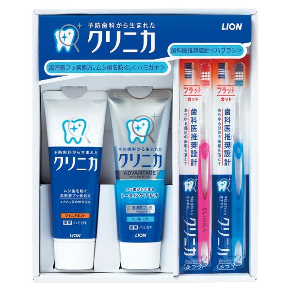 すべての人々にめぐりくる日々を、健康で快適に。予防歯科から生まれた「クリニカ」や一歩進んだトータルケアができる薬用歯周病予防ハミガキ「システマEX」などのデンタルセットです。商品内容クリニカハミガキクールミントタテ型（約130g）・クリニカ...