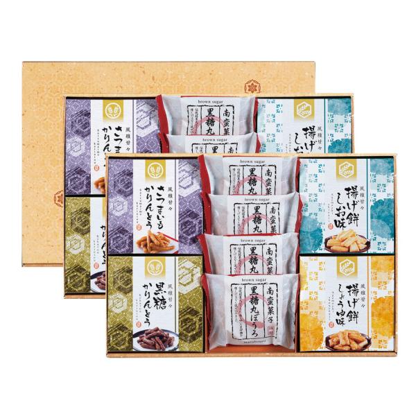 ※注意※ 2024年7月1日中のご注文より紙袋が有料になります。ご利用のお客様につきましては別ページにてご購入お願いいたします。品　番：tri-Y134-051(FB-CO)商品名：風雅甘々 和菓子詰合せ型　番：FB-CO●商品内容：黒糖丸...