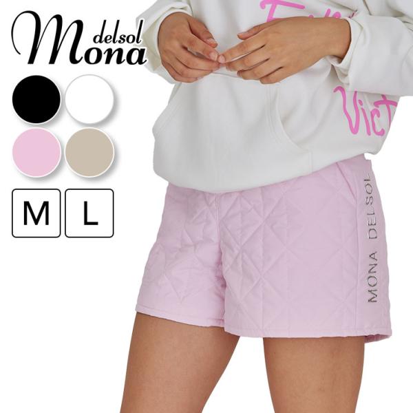 大好評！！『キルティングショートパンツ』今年は4色展開となって再び登場！マットな生地感とアイコニックなキルティングデザインがシックで上品なキルティングショートパンツ。左サイドの立体プリントがリッチで目を惹きます。コーディネート次第でキュート...