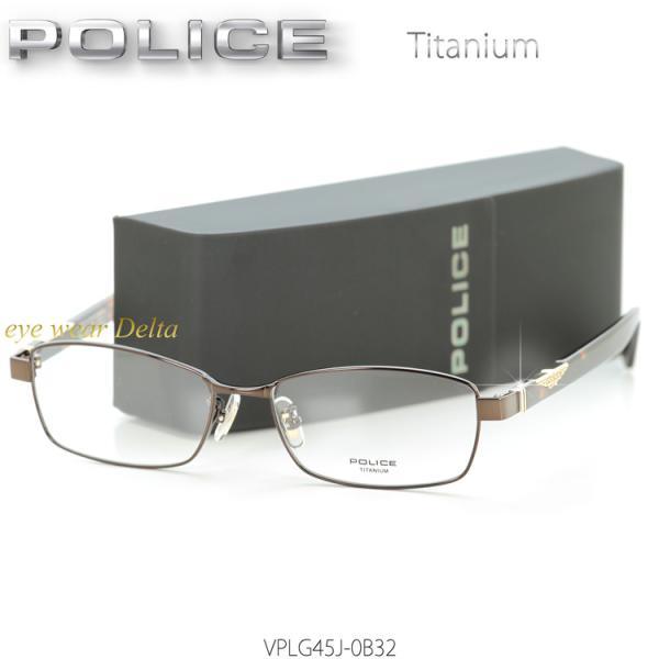 ・LEGENDSで使用されているロゴモチーフを採用した、ベーシックなスクエアのフルリムコンビネーションモデル・チタニウム製で軽量かつ高品質・アセテート製テンプルに、合口部分のメタルラインを配した高級感のあるデザイン・テンプル裏にPOLICE...