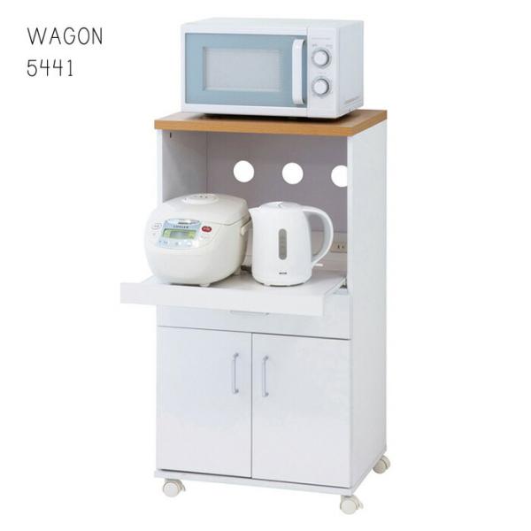 送料     無料(※北海道・沖縄・離島別途見積もり)サイズ     幅54×奥行41×高さ100.5cm材質     合成樹脂化粧繊維板（メラミン樹脂）仕様     組立式備考     メーカー直送品返品不可●置き場に困っていたキッチン家...